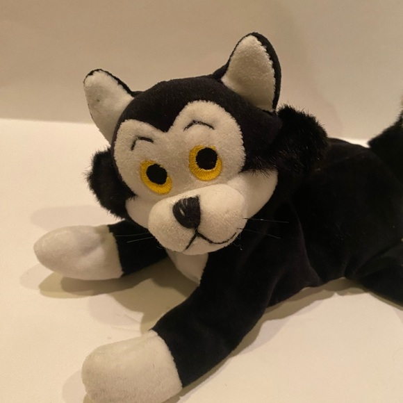 Toys | Vtg The Disney World Figaro Pinocchios Black Kitty Cat 8 Plush ...